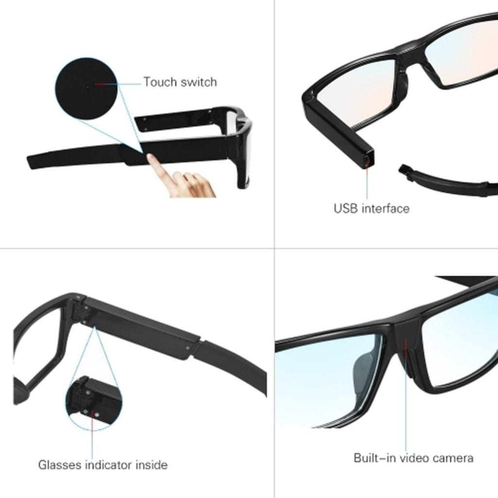 GLASSES CAMERA FULL HD VIDEO RECORDER - Spygadgets