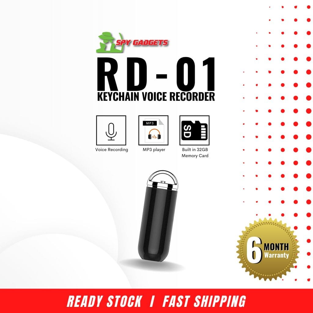 RD-01 – MINI VOICE RECORDER - Spygadgets