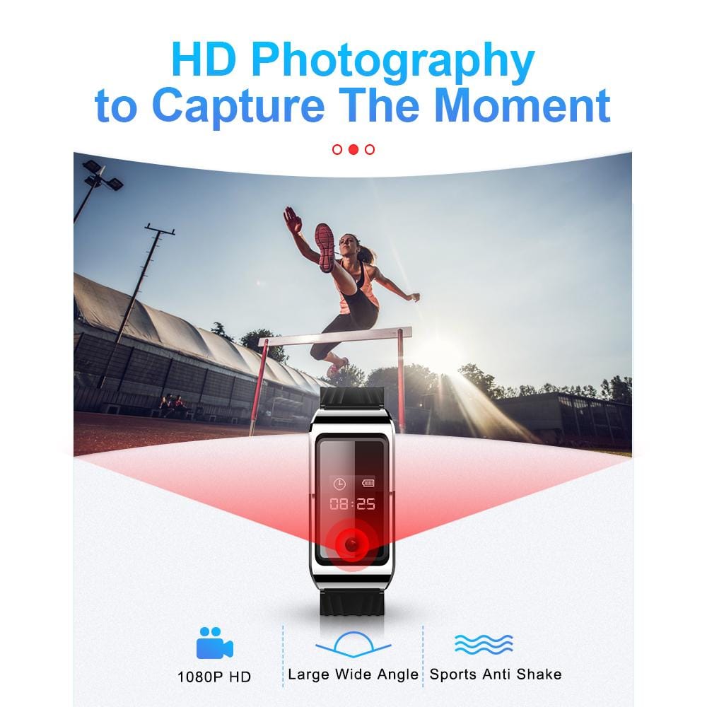 BRACELET WATCH CAMERA HD, Resolution 1080P - Spygadgets