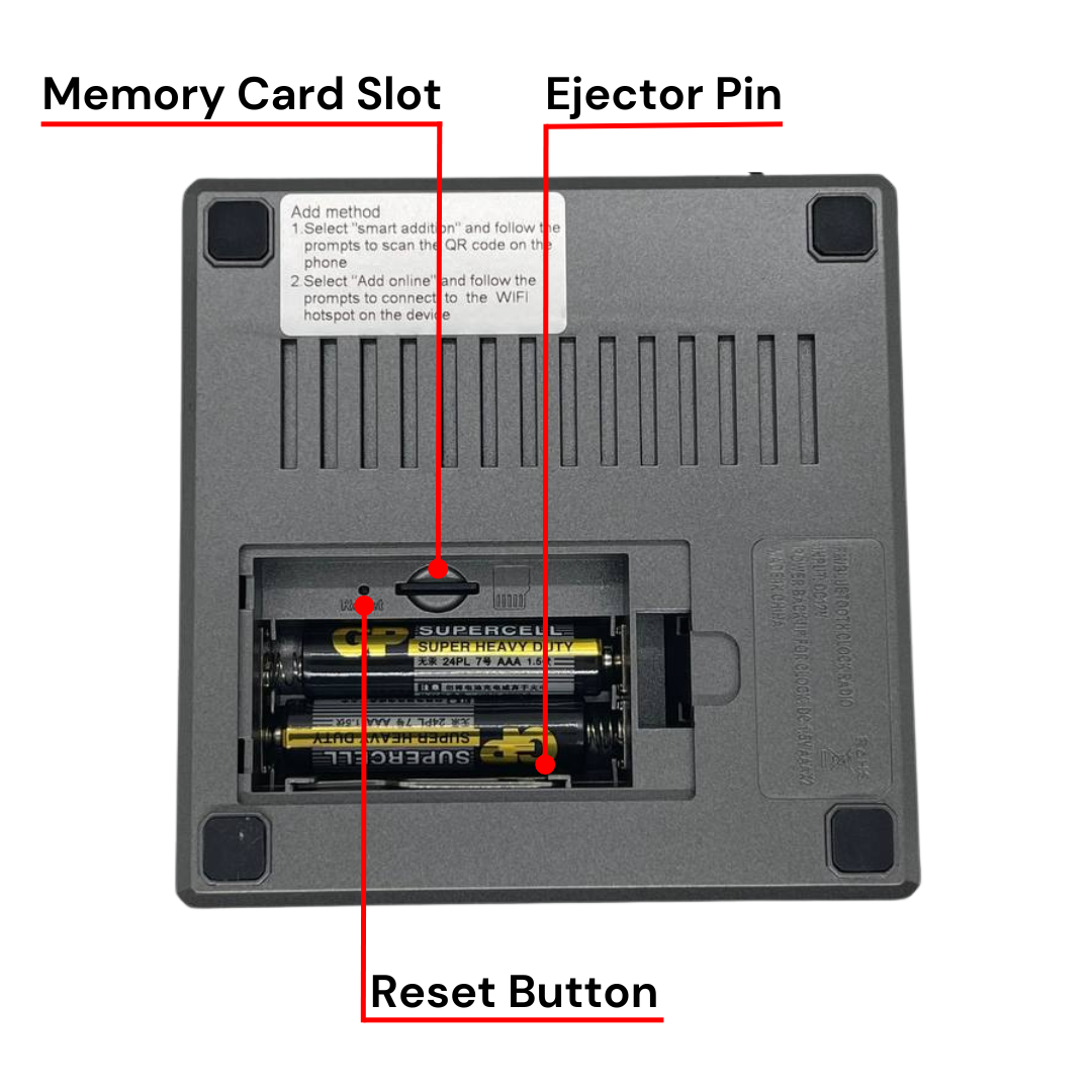 HI-TECH RADIO CLOCK WIFI CAMERA - Spygadgets